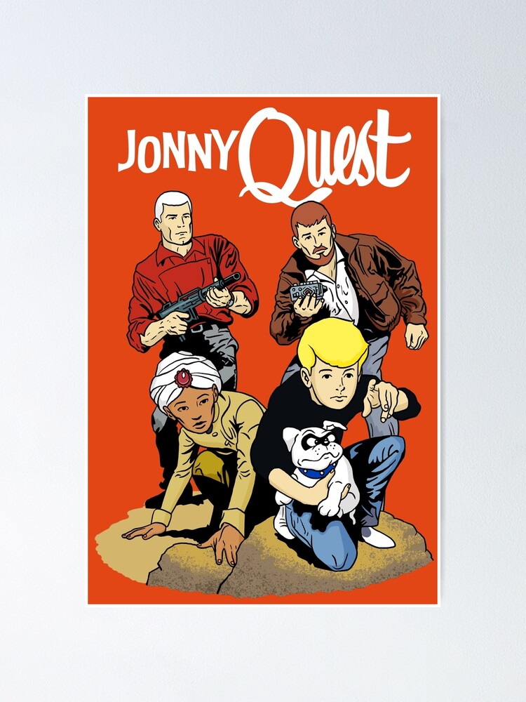 Póster «Tributo a Jonny Quest de los 60 con personajes principales» de ...