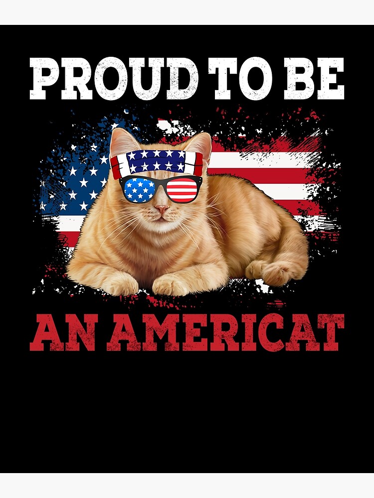 "Proud to be an americat humor us flag" Poster for Sale by Milano13 ...