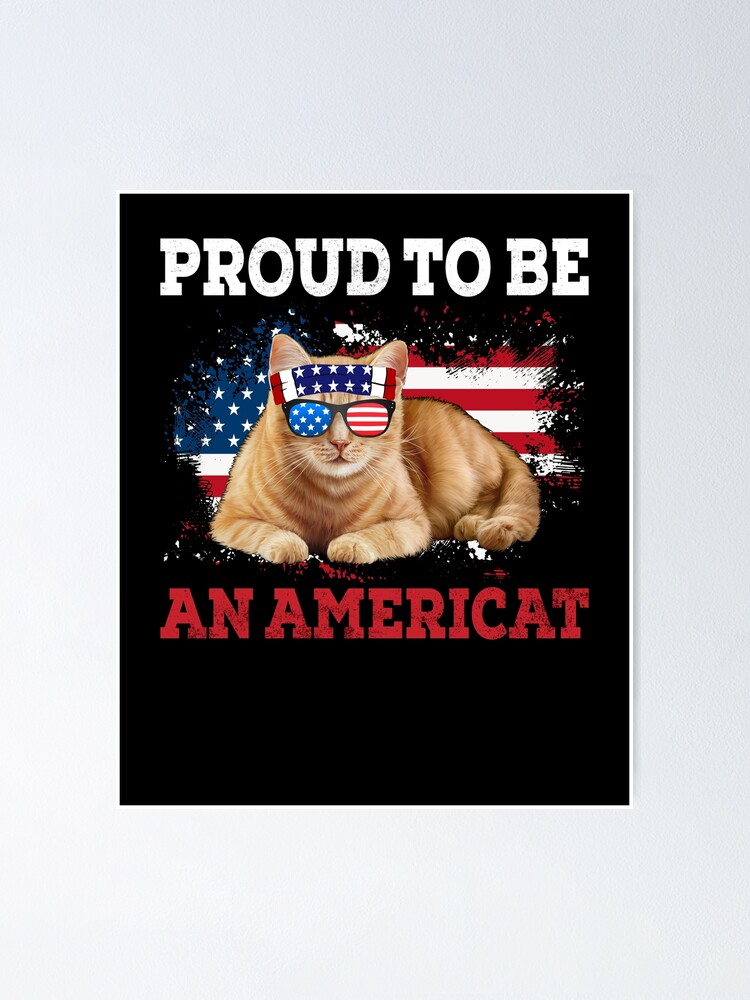 "Proud to be an americat humor us flag" Poster for Sale by Milano13 ...