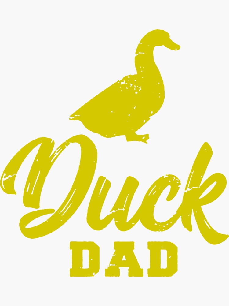 "Duck Dad" Sticker for Sale by sayotayo93 | Redbubble