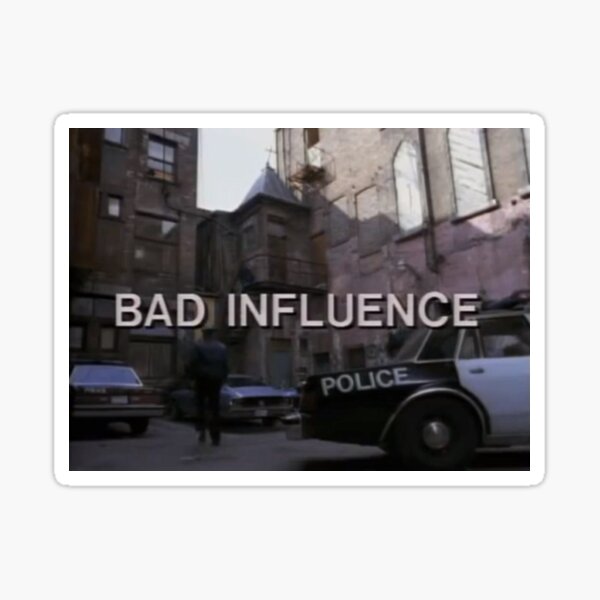 "Bad Influence" Sticker by Filex | Redbubble
