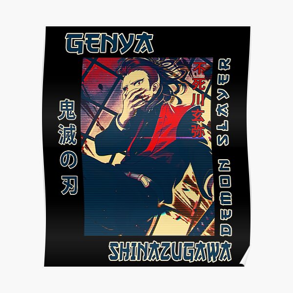 Póster «Manga japonesa Demon Slayer Genya Art Shinazugawa» de ...