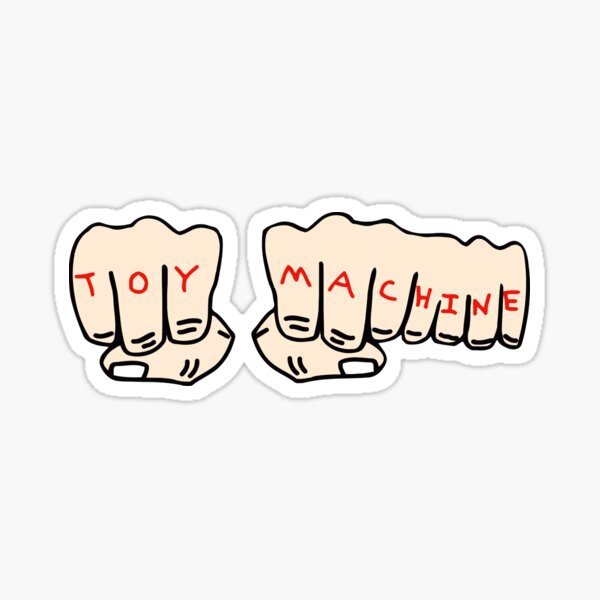 "Toy Machine Fist Bump" Sticker for Sale by sayurankcngr | Redbubble