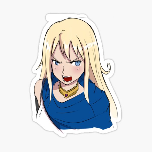 "Angry Anime GIrl" Sticker for Sale by TheAnimeDungeon | Redbubble