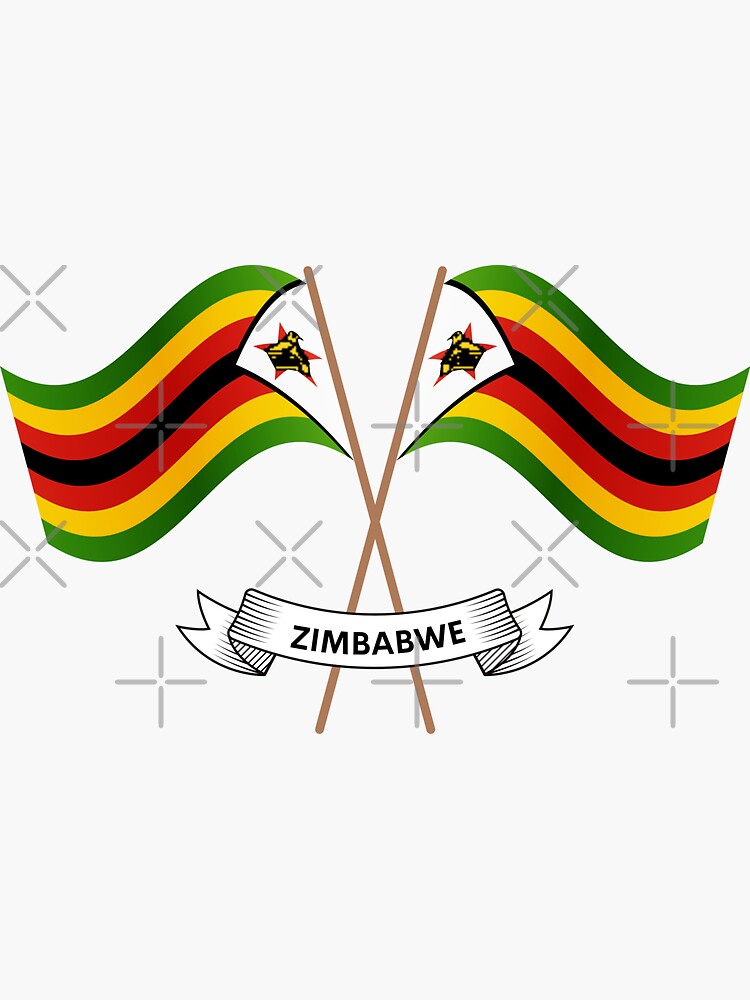 " Zimbabwe flag" Sticker by MugunthAadhi | Redbubble