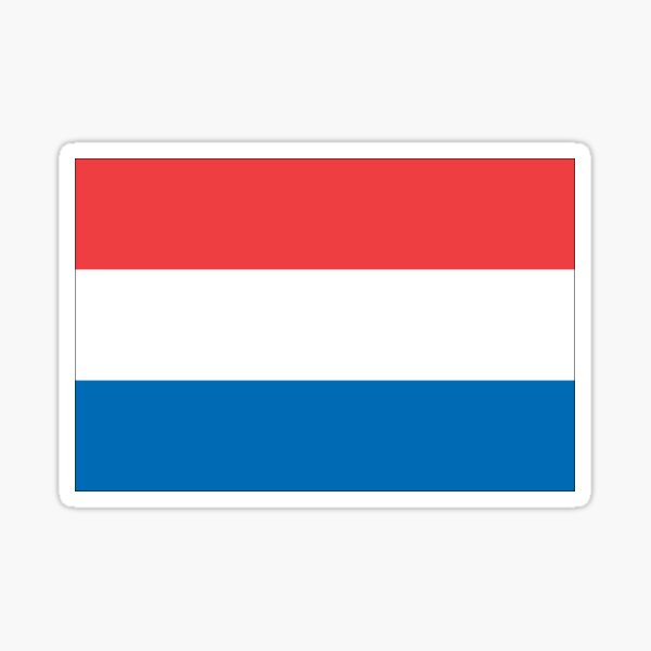 "Dutch flag" Sticker for Sale by Smaragdas | Redbubble