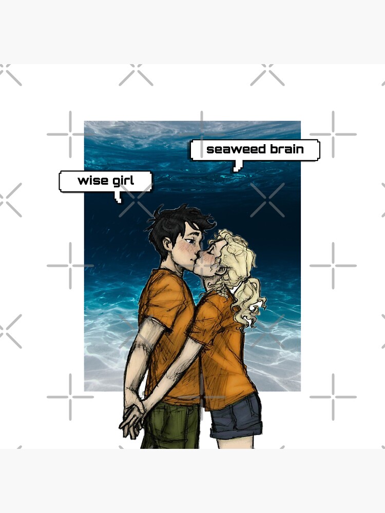 "Wise Girl and Seaweed Brain" Sticker for Sale by thewhalewhaley ...