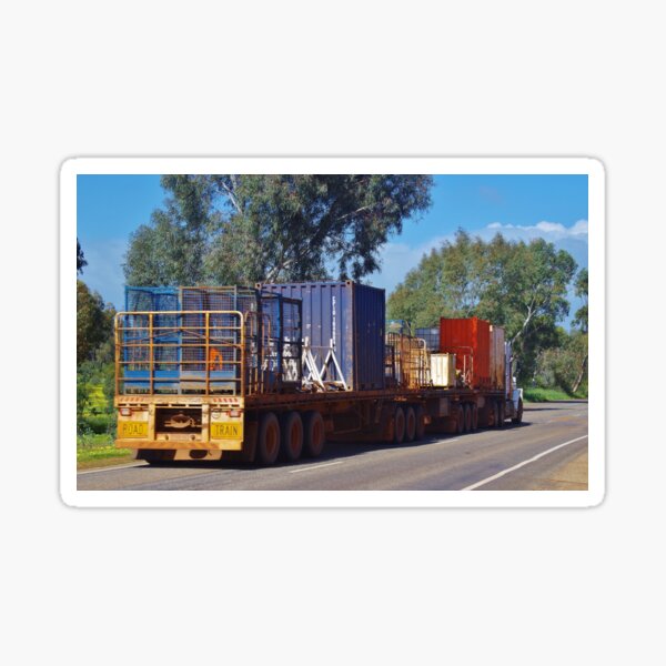 "Australian Road Train" Sticker for Sale by lezvee | Redbubble