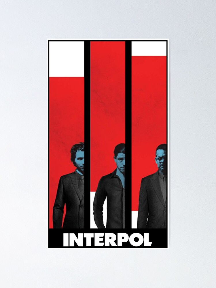 "INTERPOL - BAND" Poster for Sale by kurnang | Redbubble