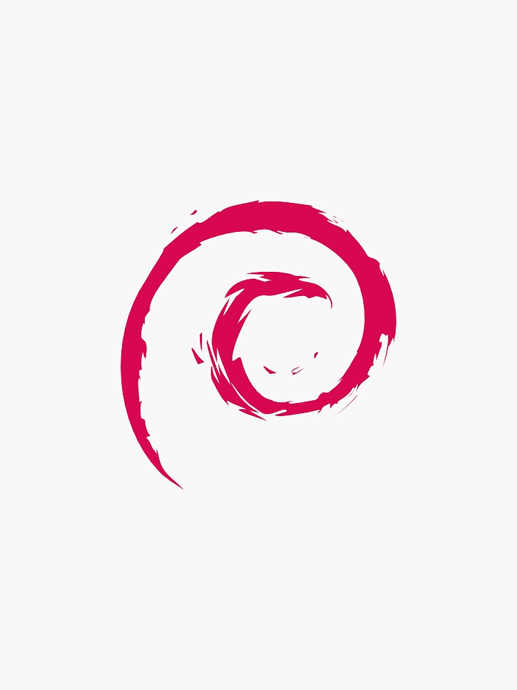 "Debian" Sticker for Sale by Lunik | Redbubble