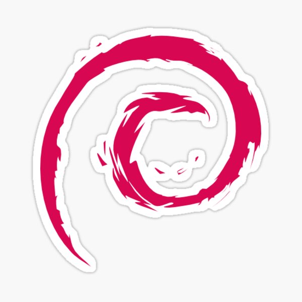 "Debian" Sticker for Sale by Lunik | Redbubble