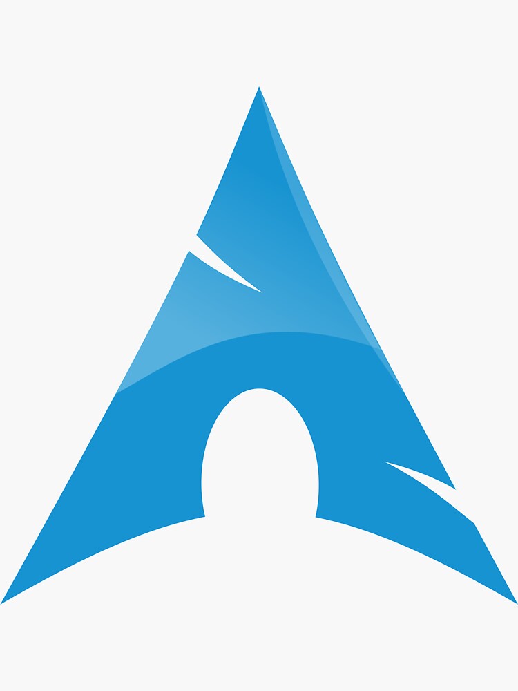 "Arch Linux" Sticker by Lunik | Redbubble