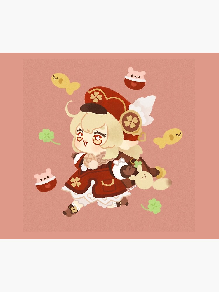 "Klee Genshin Impact" Throw Blanket for Sale by Mini-PuniArt | Redbubble