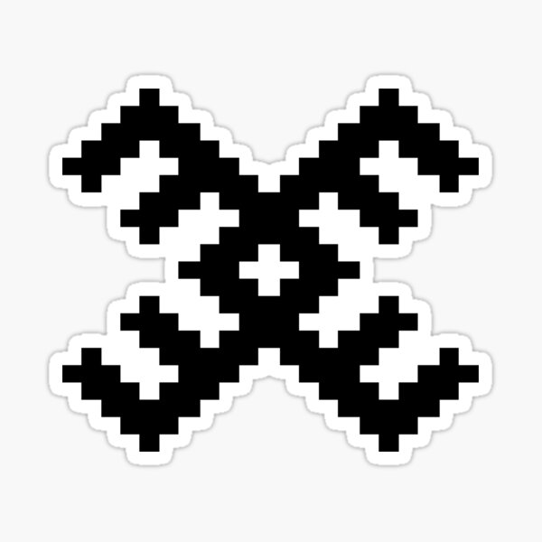 Black Latvian symbol for success Laimas Skujina Premium decorative ...