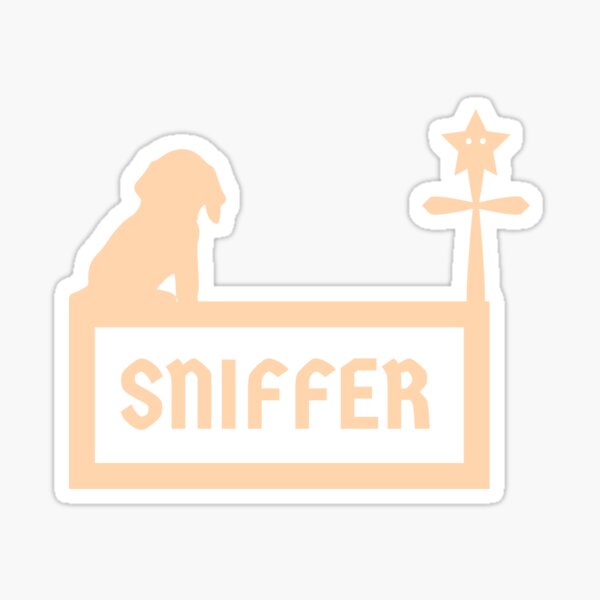 Sniffer Sticker For Sale By Bonzashop Redbubble