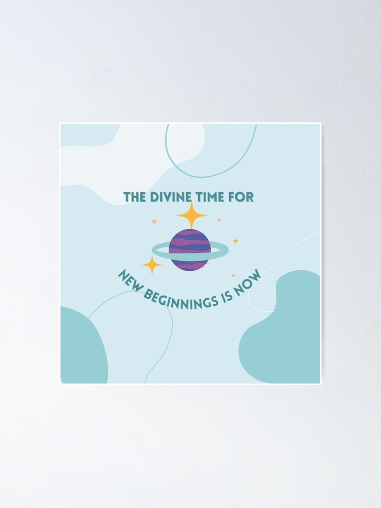 "Spiritual affirmation art / divine messages" Poster by DivineUniverse ...