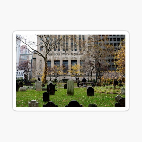 "American Stock Exchange" Sticker for Sale by BelleMcDaniel | Redbubble