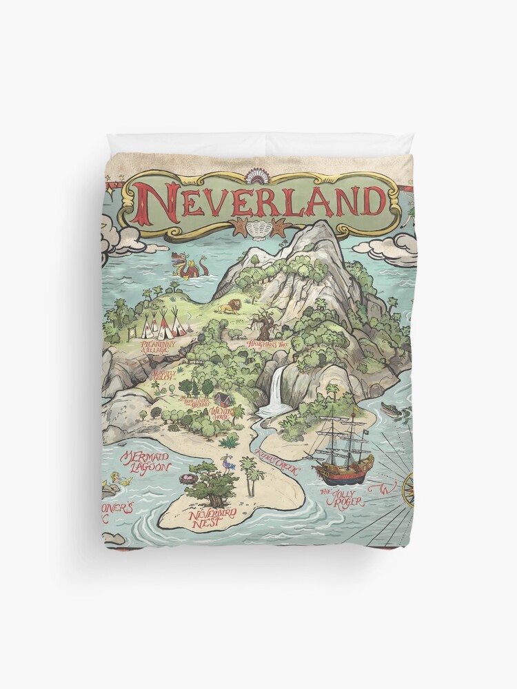 Neverland Map Printable