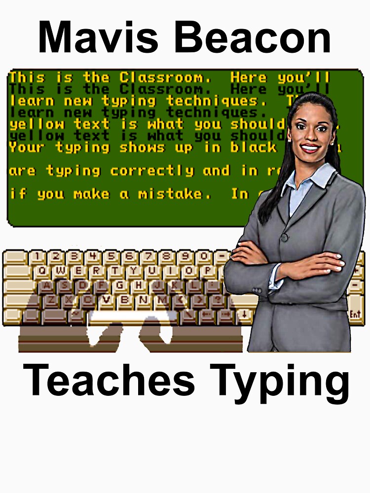 "Mavis Beacon" T-shirt for Sale by Noveltee-Shirts | Redbubble | mavis ...