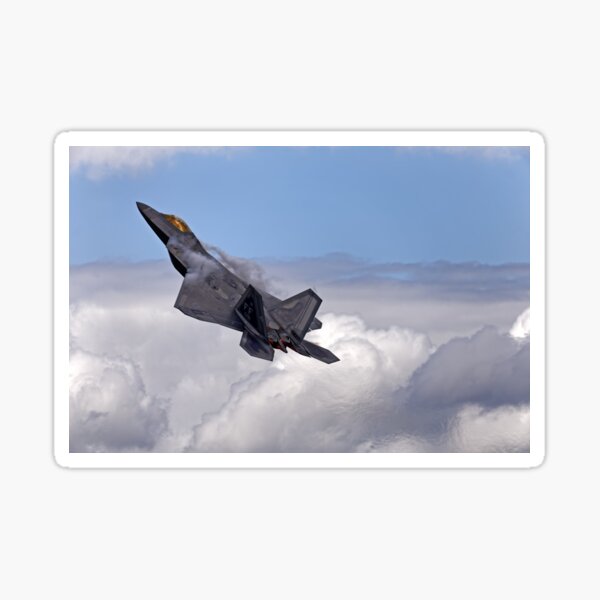 "USAF Lockheed Martin F-22A Raptor" Sticker for Sale by AndyHkr | Redbubble