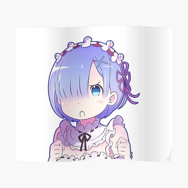 "Rem | Re:Zero" Poster for Sale by KyasutoNaito | Redbubble