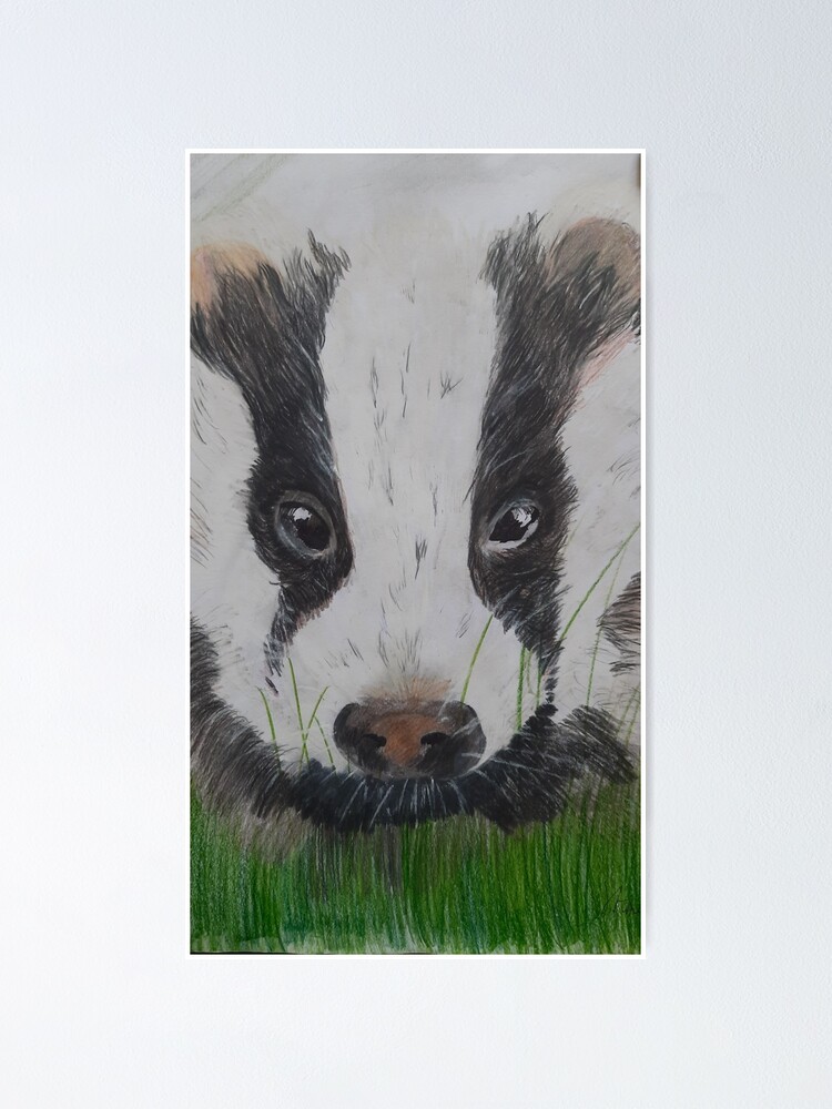 "Mr. Badger?" Poster by agnieszkadesign | Redbubble