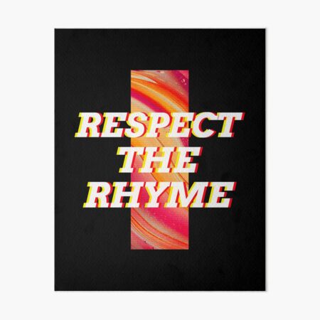 "RESPECT THE RHYME - Aesthetic" Art Board Print for Sale by RexFashion ...