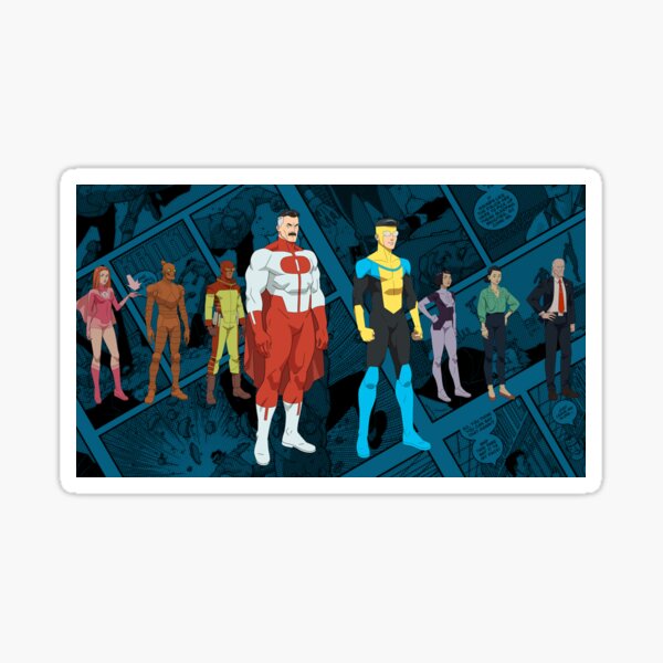 "invincible banner" Sticker for Sale by Digitalunivers | Redbubble