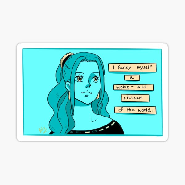 "ONE PIECE feat. Troubled Birds - Vivi" Sticker for Sale by ...