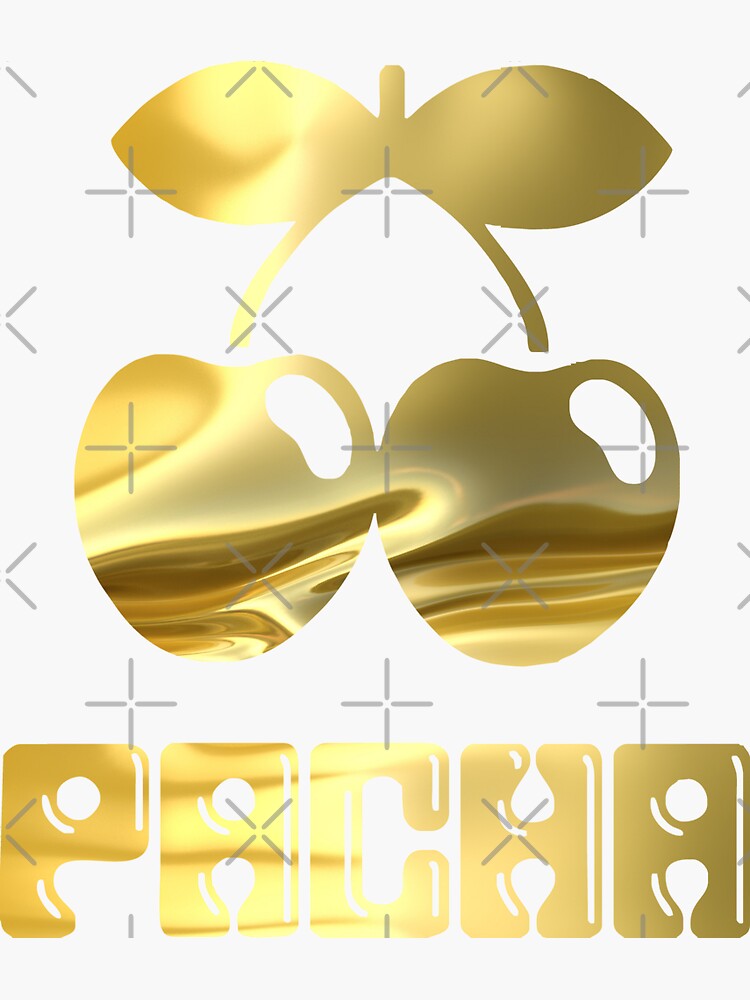 "Pacha Ibiza club gold edition - Ibiza island" Sticker for Sale by ...