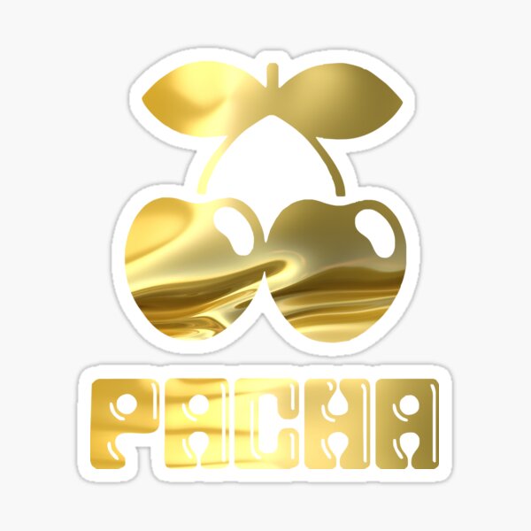 "Pacha Ibiza club gold edition - Ibiza island" Sticker for Sale by ...