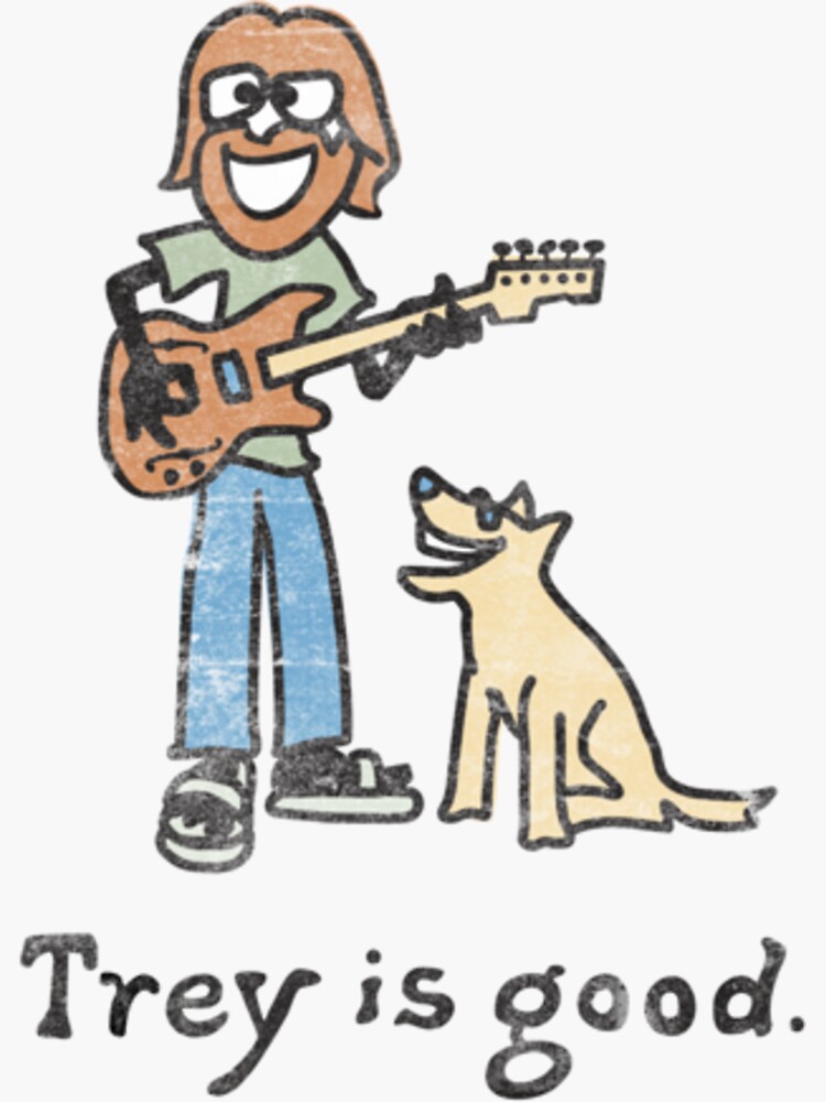 "Trey is good" Sticker for Sale by doughboys | Redbubble