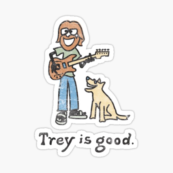 "Trey is good" Sticker for Sale by doughboys | Redbubble