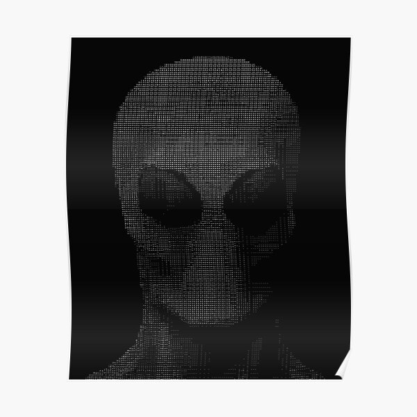 "Alien ASCII Art" Poster for Sale by occultfx | Redbubble