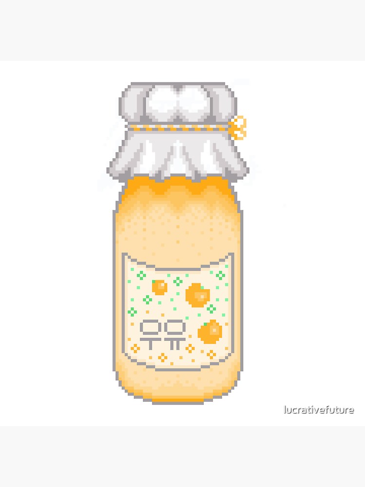 "Tangerine milk pixel art