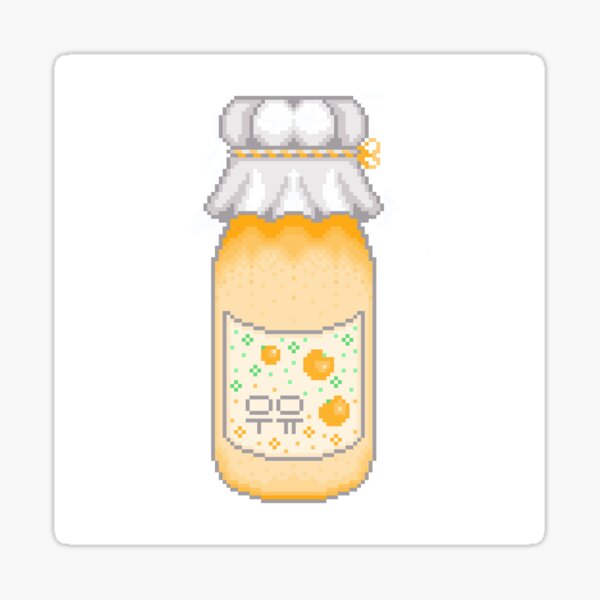 "Tangerine milk pixel art