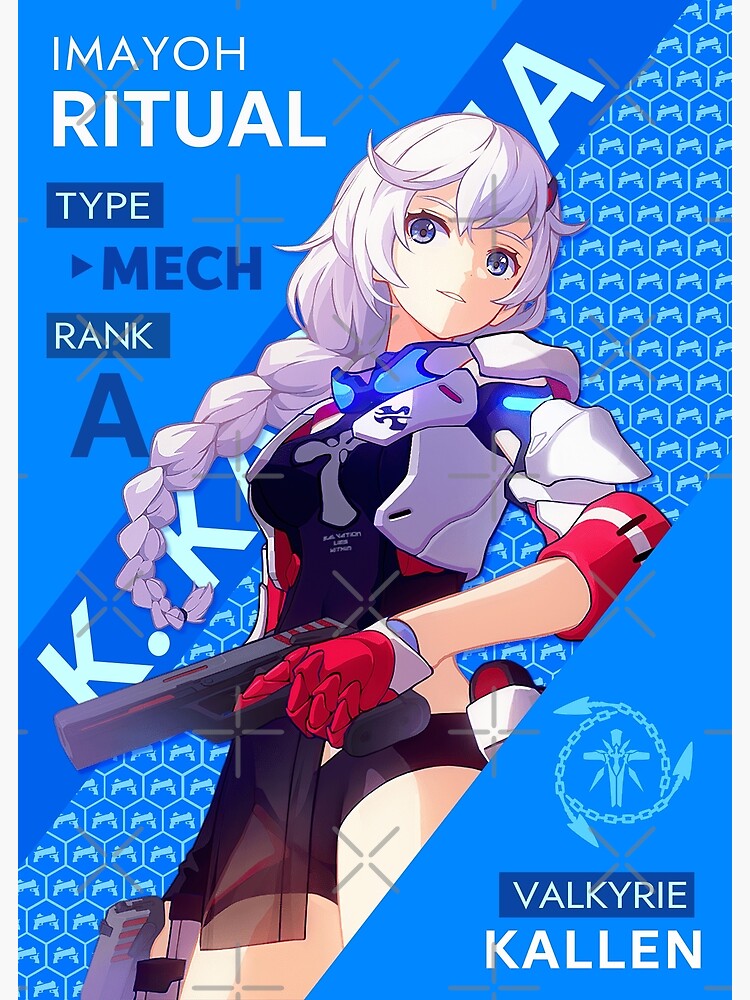 "Kallen Kaslana Imayoh Ritual" Poster by Saikishop | Redbubble