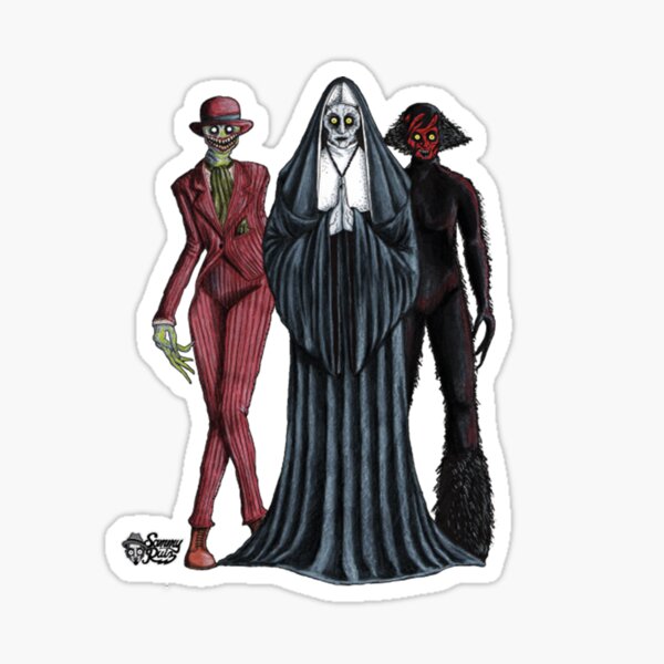 "The conjuring" Sticker for Sale by SEMIOTIC70 | Redbubble