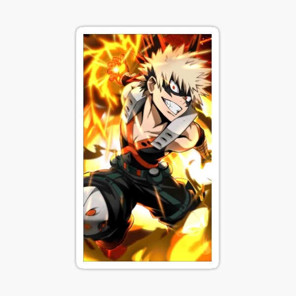 "My Hero Academia Bakugou Katsuki" Sticker by Marucchi | Redbubble