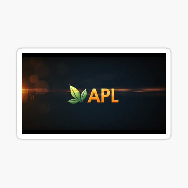 "APL Logo" Sticker for Sale by Whereuatnow968 | Redbubble