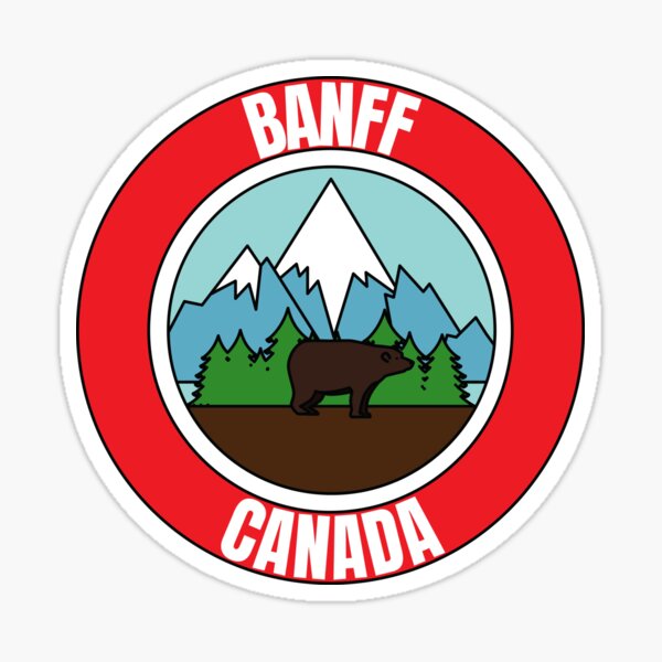 "banff national park canada" Sticker for Sale by Original1977 | Redbubble