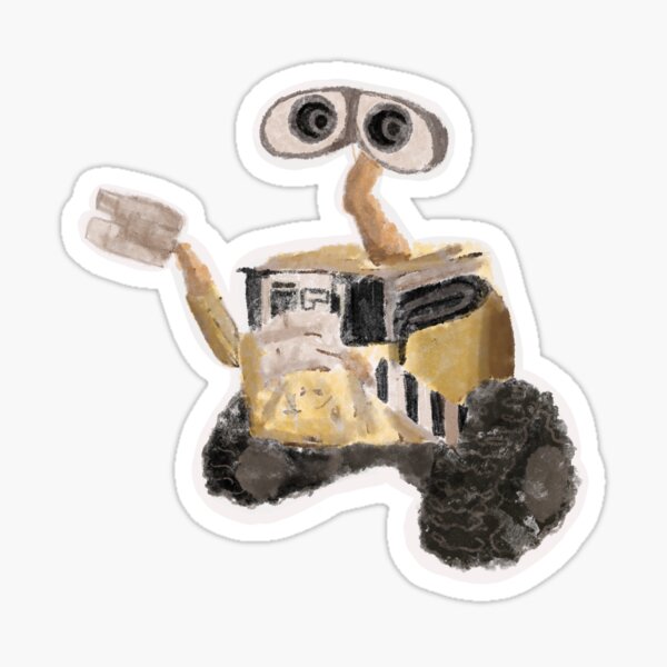 "Wall.e" Sticker for Sale by See-The-Happy | Redbubble