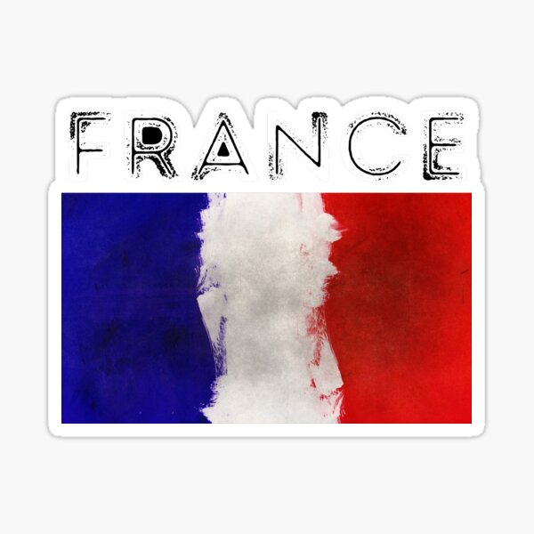 "FRANCE FLAG" Sticker for Sale by shankri | Redbubble