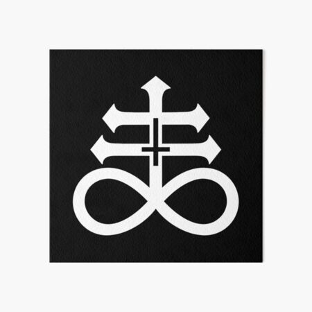 "Satanic Cross. Sulfur Cross. Brimstone. Leviathan Cross" Art Board ...