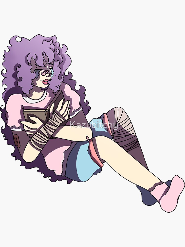 "Sleeping Mikan" Sticker for Sale by Kazubitchy | Redbubble