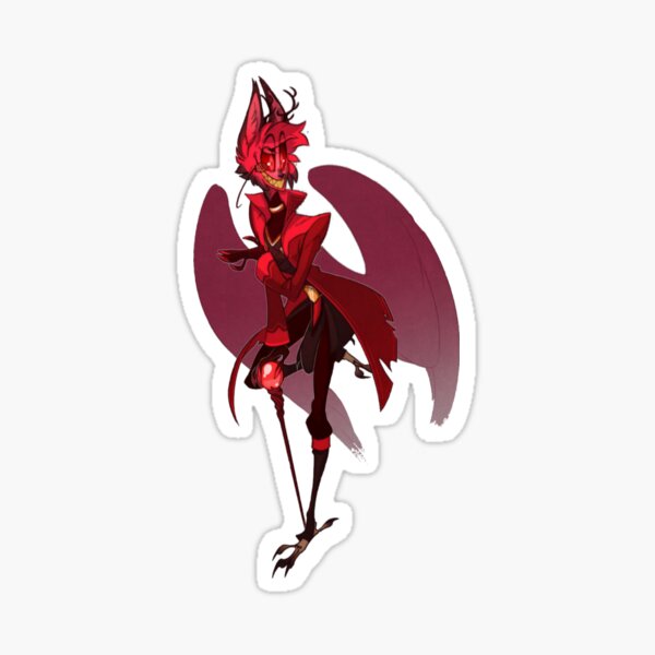 "Hazbin Hotel Alastor" Sticker by seyd-art | Redbubble