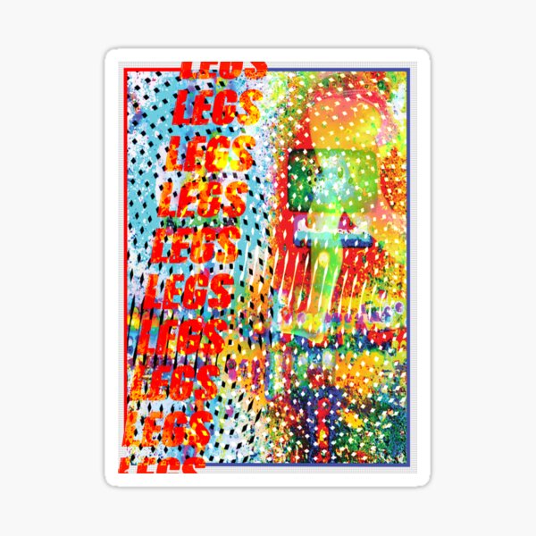 "LEGS" Sticker for Sale by emmahulet | Redbubble