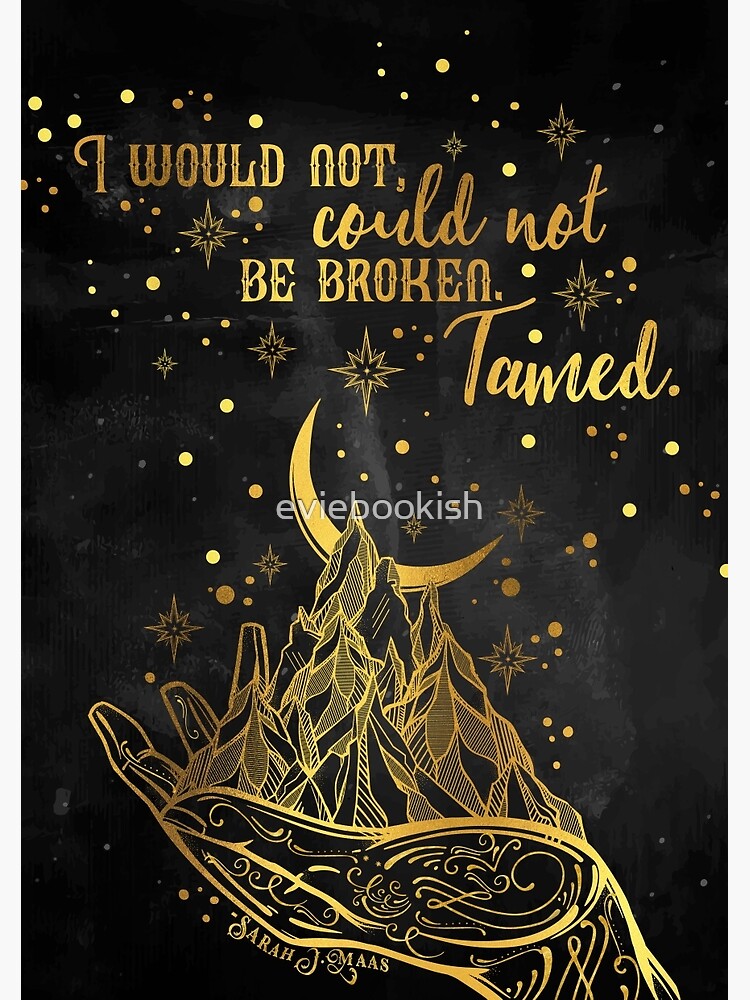 "ACOMAF - Tamed" Spiral Notebook by eviebookish | Redbubble