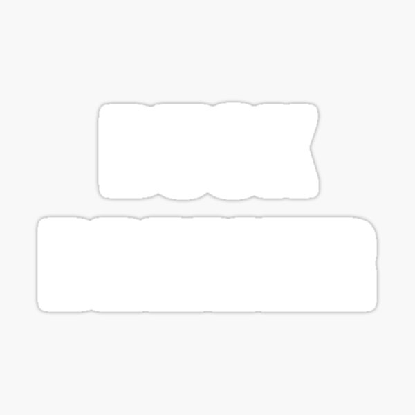 "Buck Breaker (White Text)" Sticker for Sale by BlueMoon1690 | Redbubble
