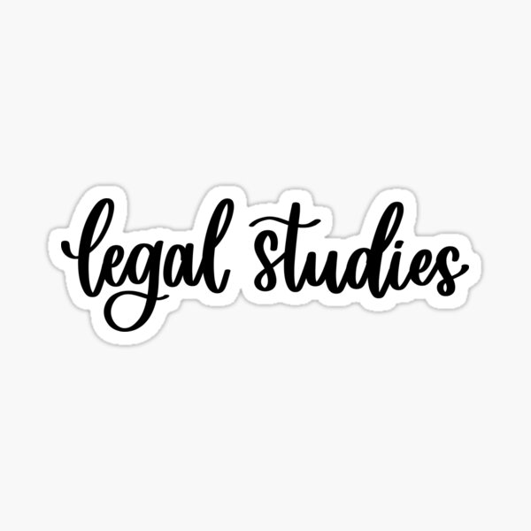 "Legal Studies - Folder/Binder " Sticker for Sale by RT-Lettering ...
